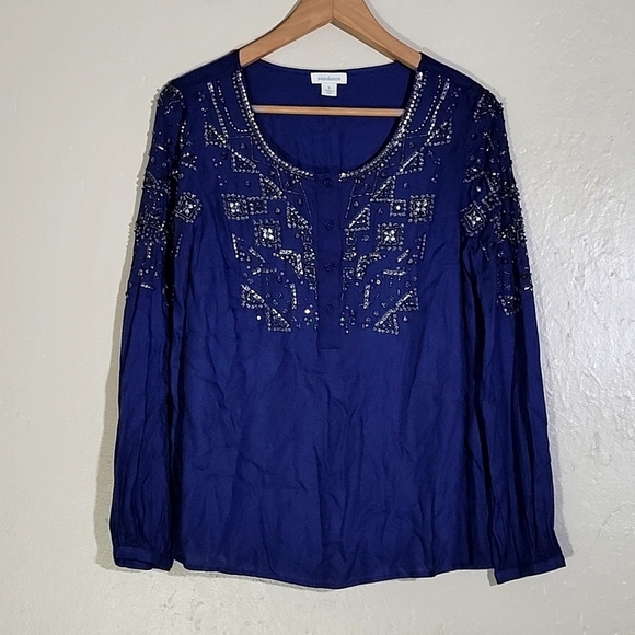 Sundance | Tops | Sundance Beaded Shirt | Poshmark